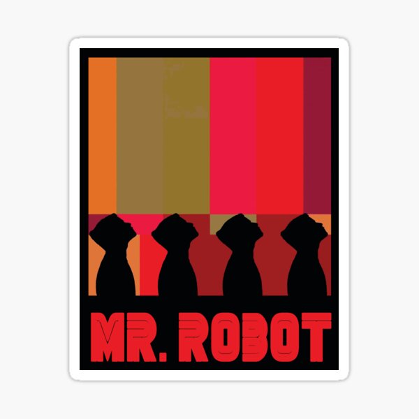 "Mr Robot" Sticker by rokeame | Redbubble