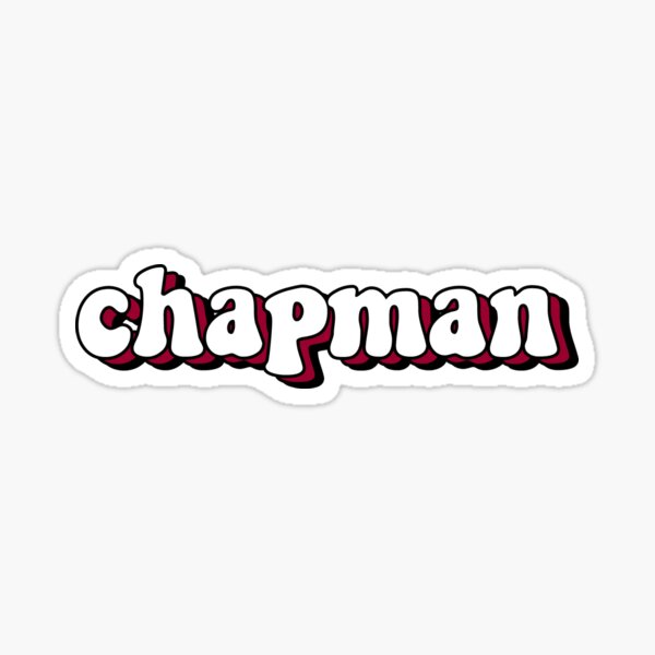 "chapman" Sticker for Sale by allyhom | Redbubble
