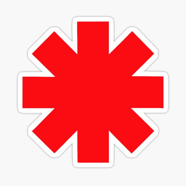 "Chili pepper logo band" Sticker for Sale by itz-heidi | Redbubble