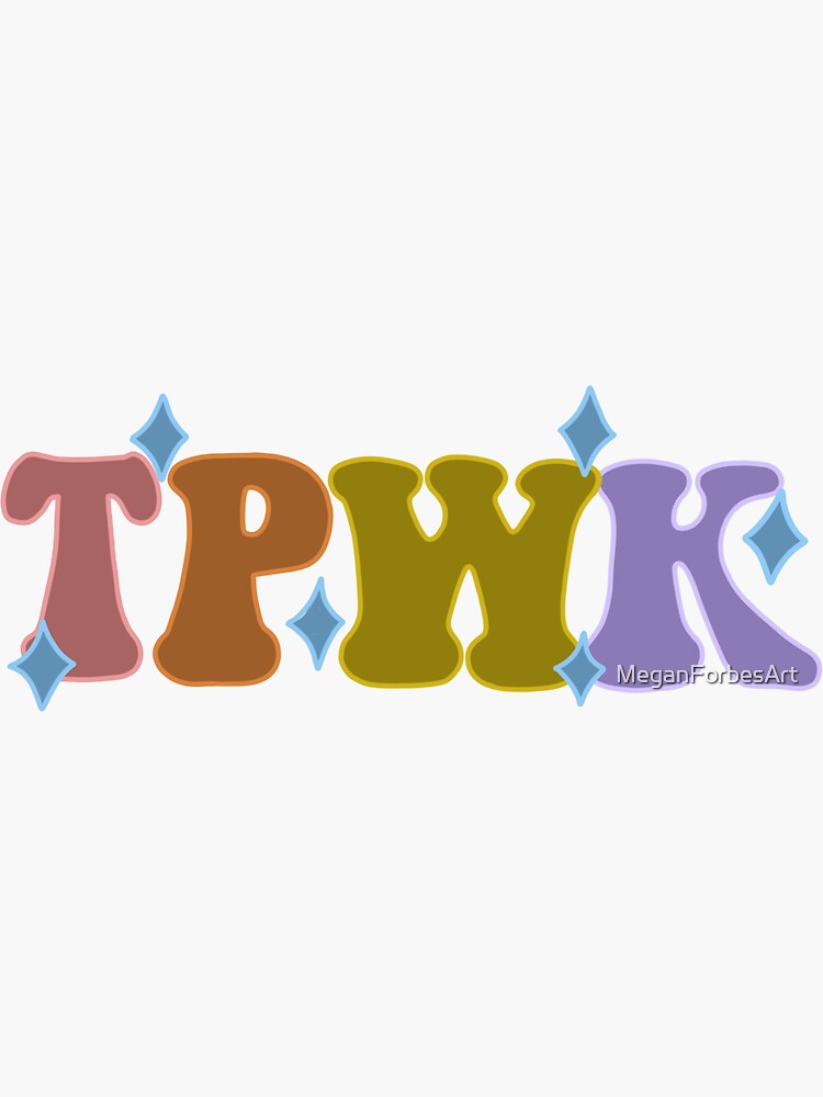 "TPWK Inspired" Sticker for Sale by MeganForbesArt | Redbubble