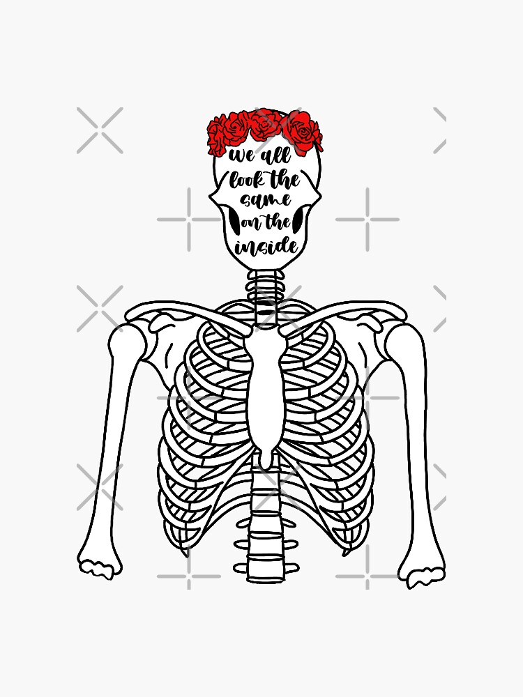 "We All Look The Same On The Inside" Sticker for Sale by Bethgrabasch ...