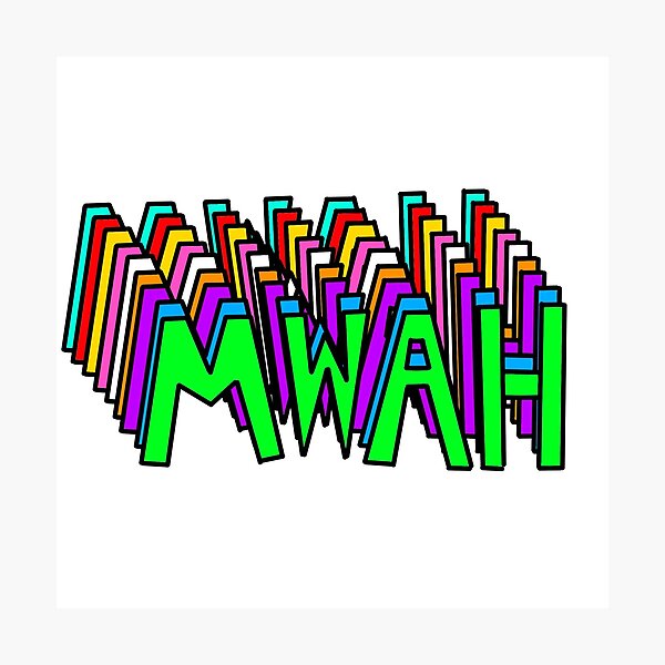 Mwah Wall Art | Redbubble