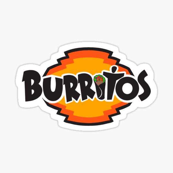 "Burritos Sticker" Sticker by FarOutSticker | Redbubble