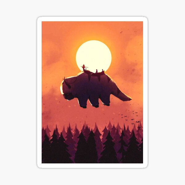 "Avatar the Last Airbender 10" Sticker for Sale by avataraang5 | Redbubble
