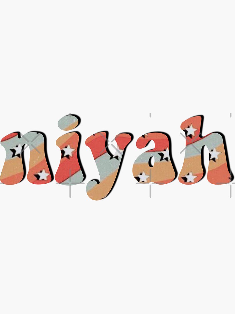 "Niyah (Custom)" Sticker for Sale by stickitdesignss | Redbubble