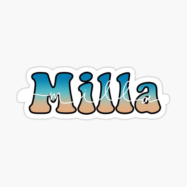 "Milla custom" Sticker for Sale by chloemadesigns | Redbubble
