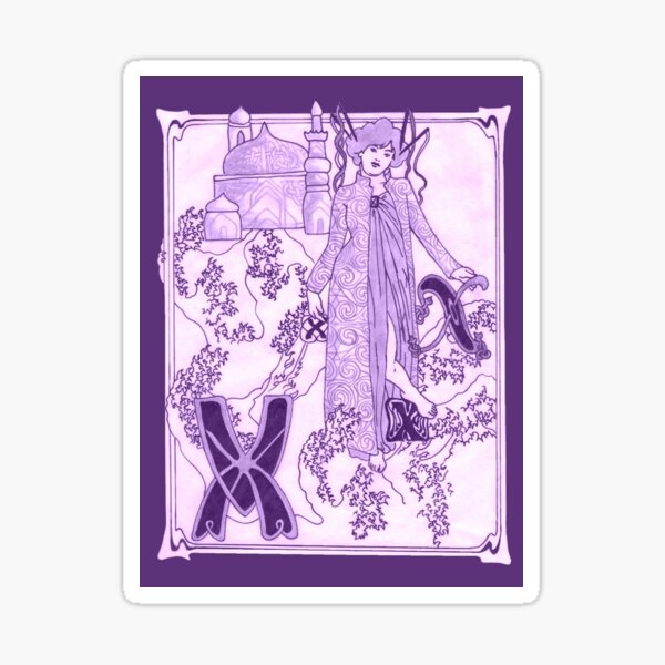 "Xanadu" Sticker for Sale by redqueenself | Redbubble