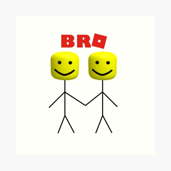 "roblox bros" Art Print by feckbrand | Redbubble
