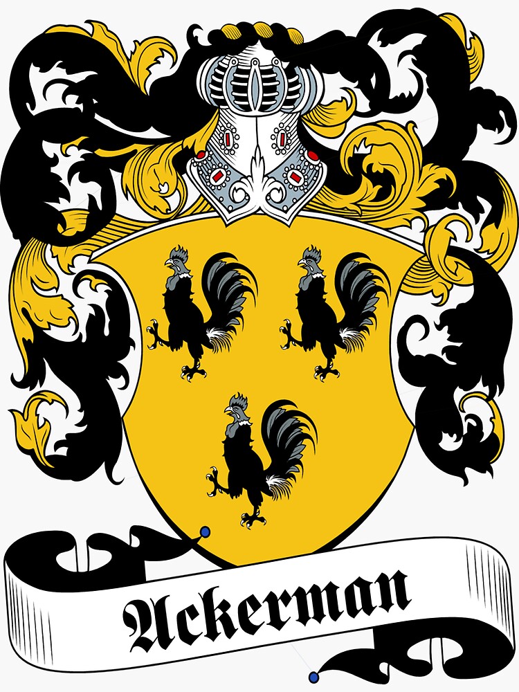 "Ackerman" Sticker by HaroldHeraldry | Redbubble