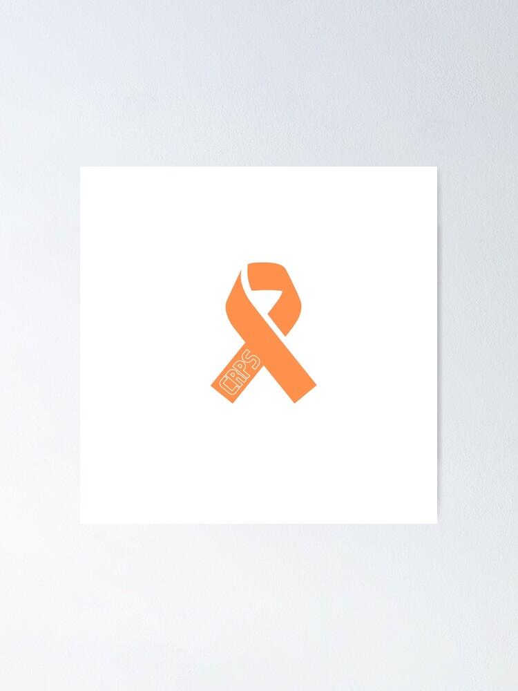 "CRPS Ribbon" Poster for Sale by SunburstStyleCo | Redbubble