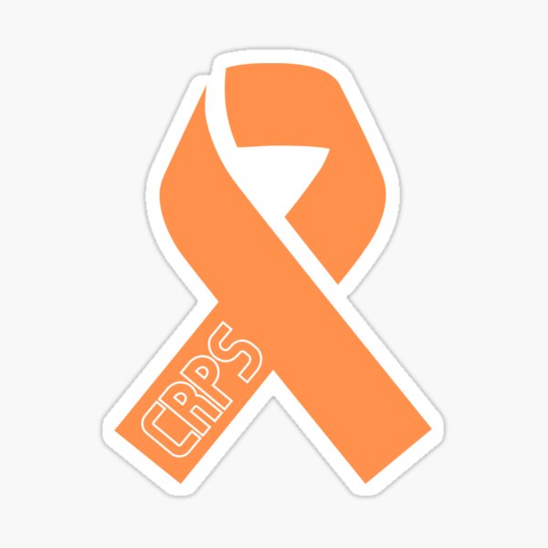"CRPS Ribbon" Sticker by SunburstStyleCo | Redbubble