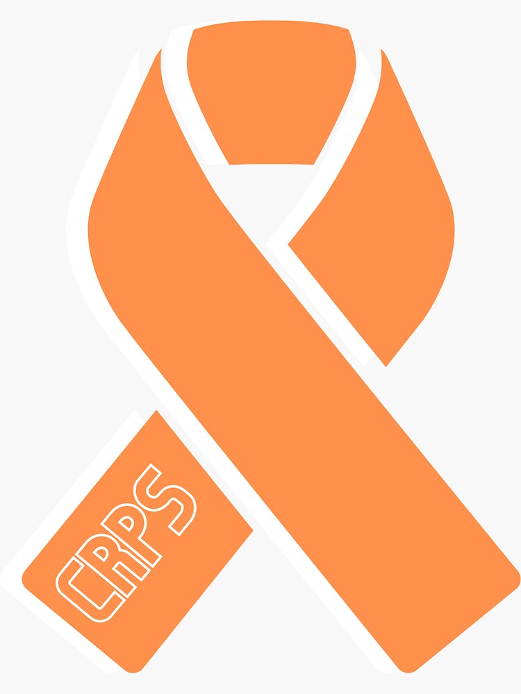 "CRPS/RSD awareness ribbon" Sticker for Sale by SunburstStyleCo | Redbubble