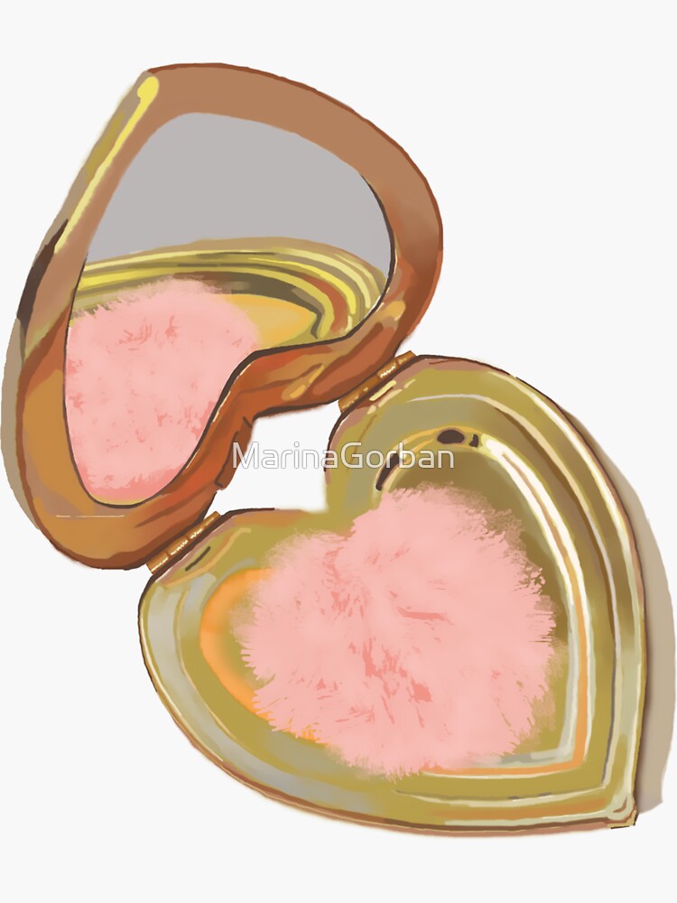 "Powder Drawing Digital" Sticker for Sale by MarinaGorban | Redbubble