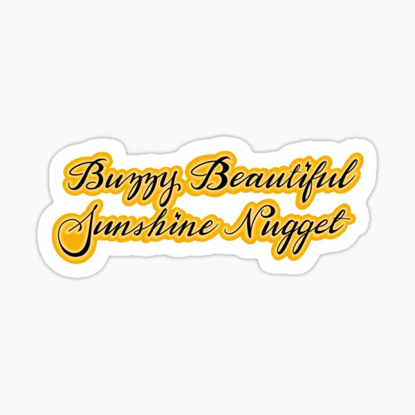 "BBSN" Sticker by modesthoneyy | Redbubble