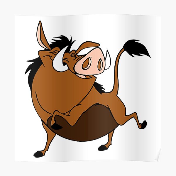 "pumba" Poster by katelyngonos | Redbubble