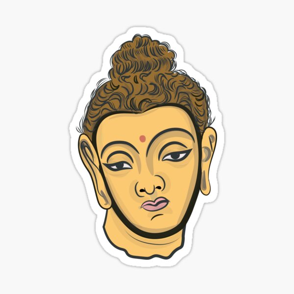 "Buddha face t-shirt | Buddha face poster | historical Buddha face ...