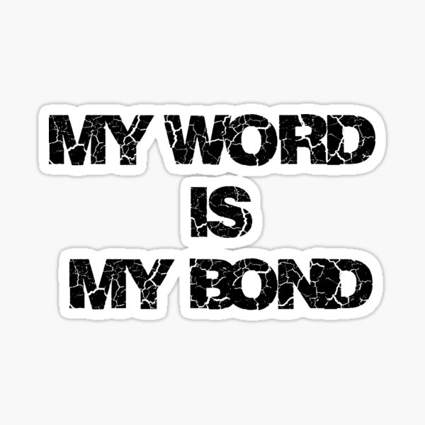 Word Is Bond Gifts & Merchandise | Redbubble