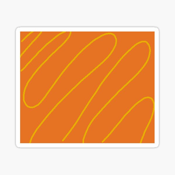 "Orange color blast" Sticker for Sale by cutsiewootsie11 | Redbubble