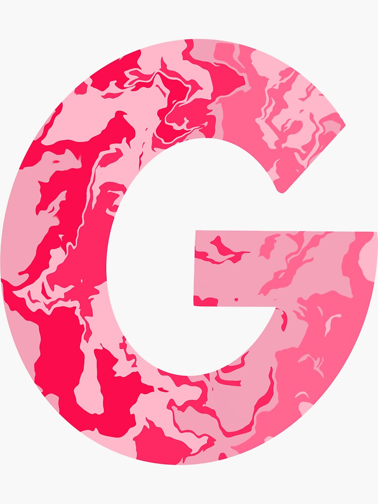 "Letter g " Sticker for Sale by shainamgn | Redbubble