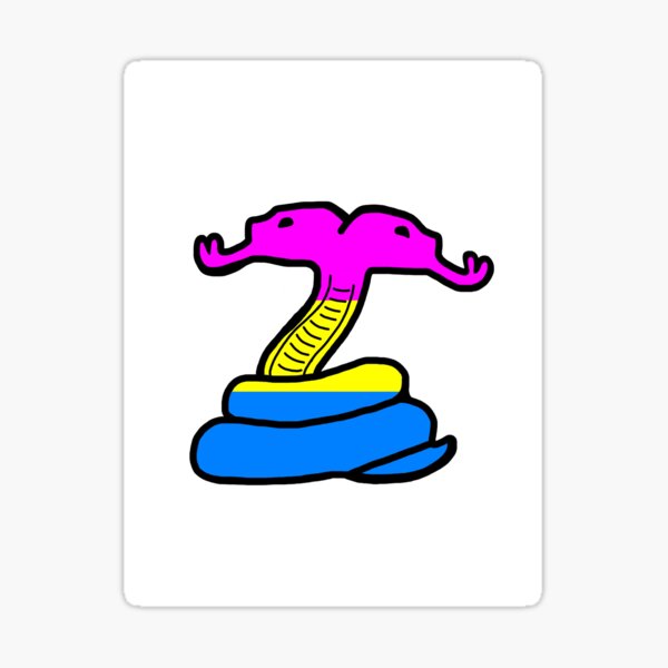 "Janus Sanders Pansexual Pride Symbol" Sticker by Jerasings | Redbubble
