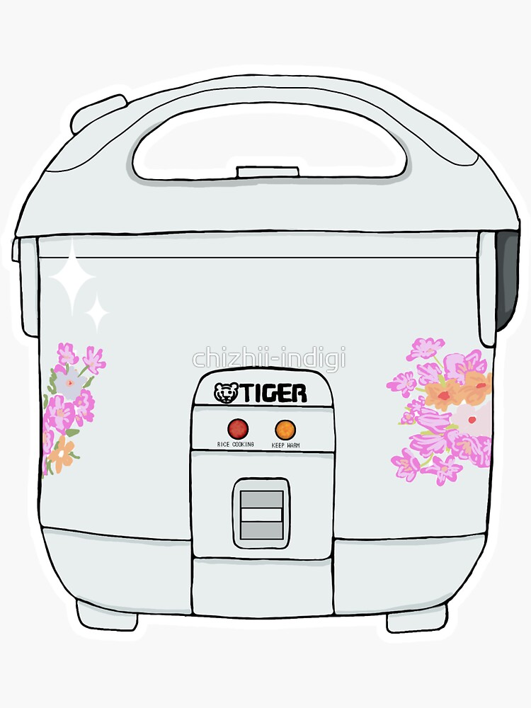 "Rice Cooker" Sticker by chizhii-indigi | Redbubble