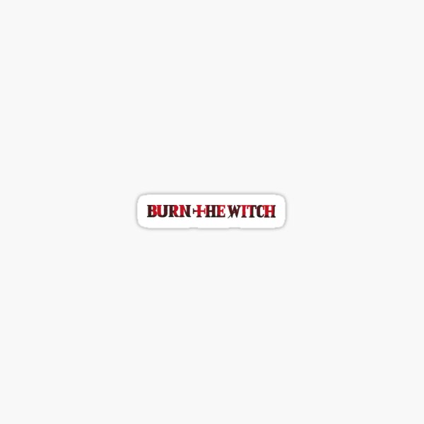 "Bleach : Burn The Witch Logo Plaid Boxlogo" Sticker by LeagueOfAnime ...