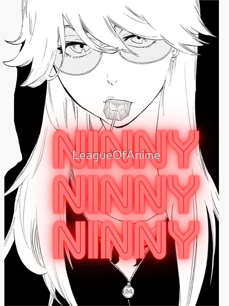 "Bleach : Burn The Witch Ninny Triple Logo" Sticker for Sale by ...