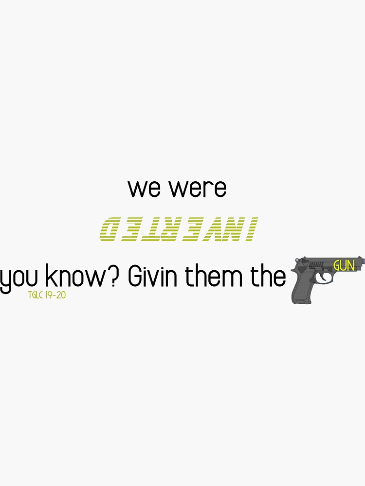 "tglc 19-20" Sticker for Sale by jfairbank | Redbubble