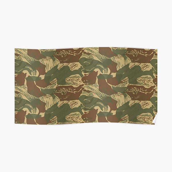 "Rhodesian Army Camo Pattern" Poster by emporiumwa | Redbubble