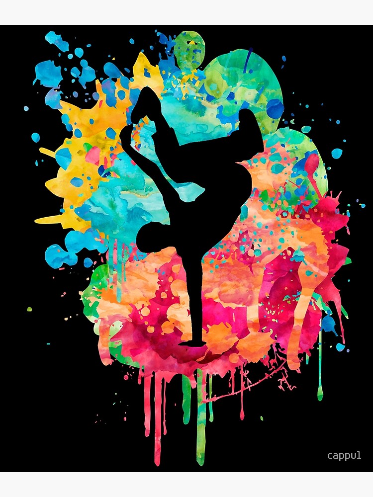 "Breakdance Bboy Bgirl HipHop" Poster for Sale by cappu1 | Redbubble