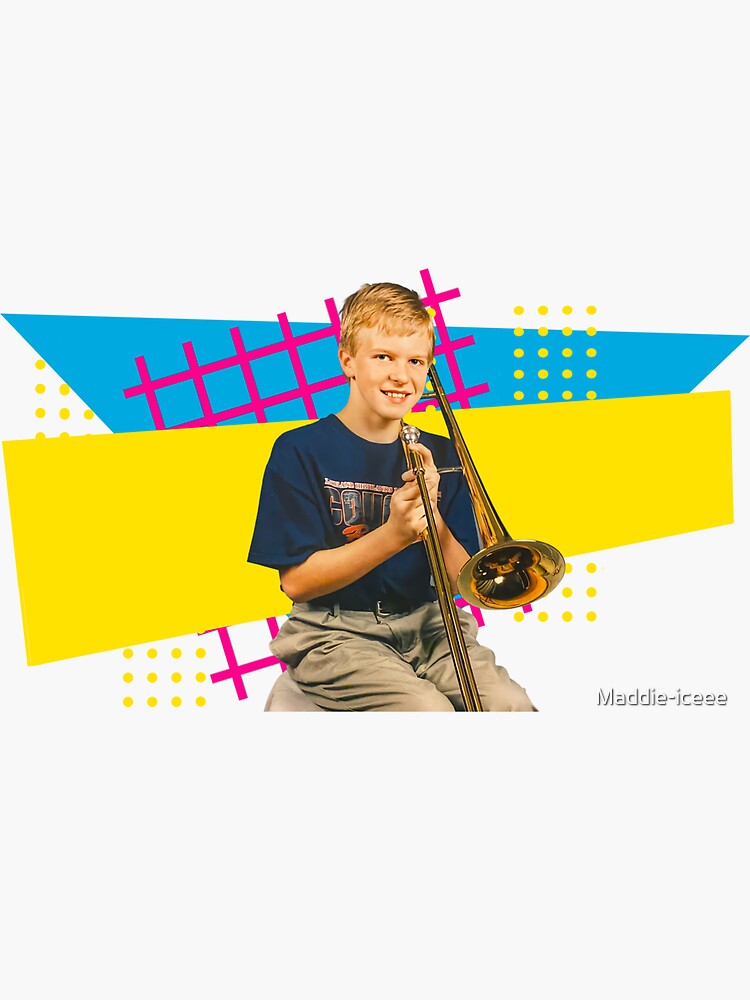 "Retro Ryan" Sticker for Sale by Maddie-iceee | Redbubble