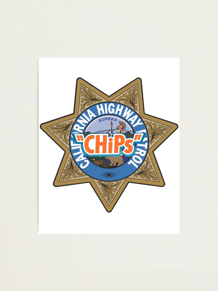 "CHiPs Classic American TV Series Logo" Photographic Print for Sale by ...