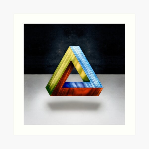 "Penrose Triangle RGB" Art Print for Sale by YoPedro | Redbubble