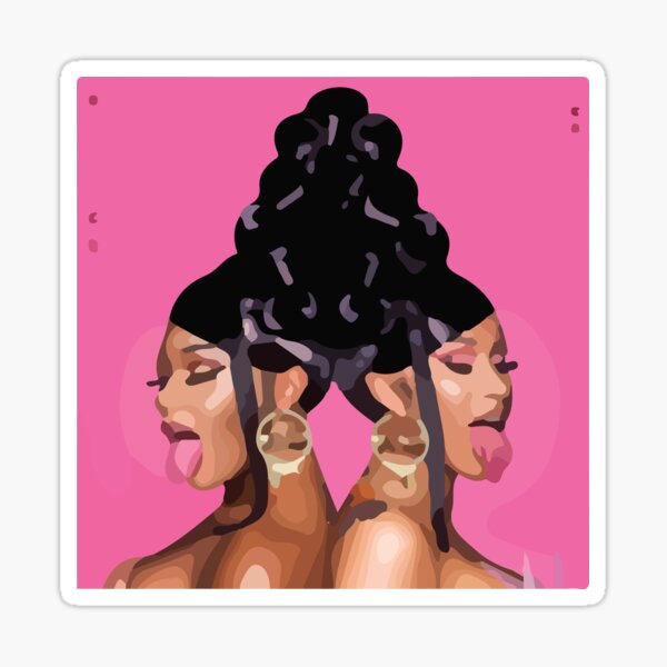 "Wap | Cardi B" Sticker for Sale by akhiljain1 | Redbubble