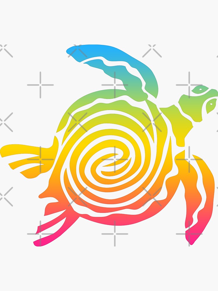 "Subtle Turtle Pan flag" Sticker by -Gedwolcraeft- | Redbubble