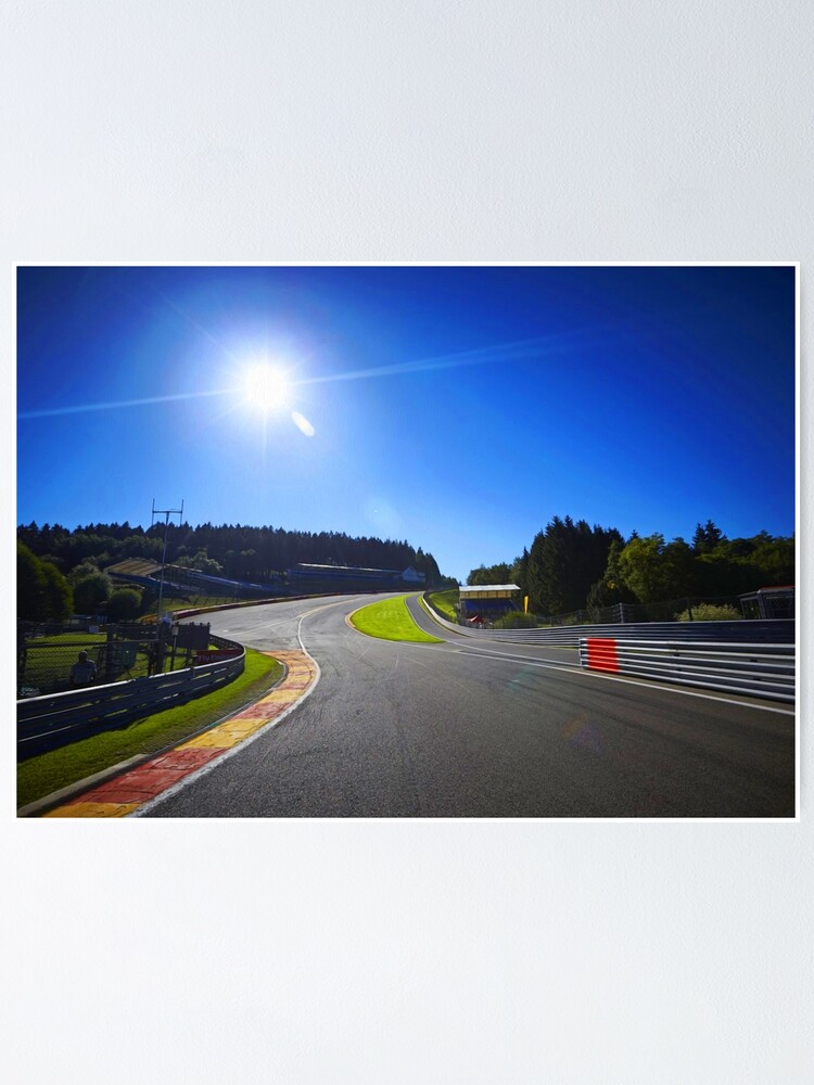"Eau Rouge at Spa Francorchamps" Poster for Sale by Therod | Redbubble