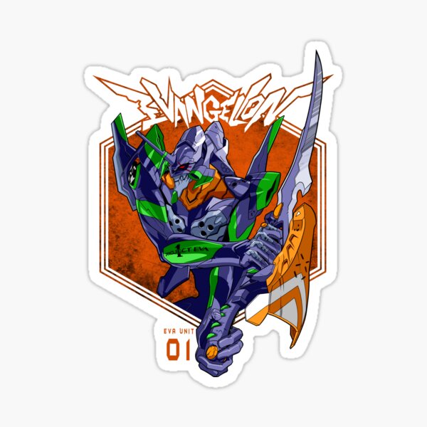 "Eva unit 01" Sticker for Sale by svthyp | Redbubble