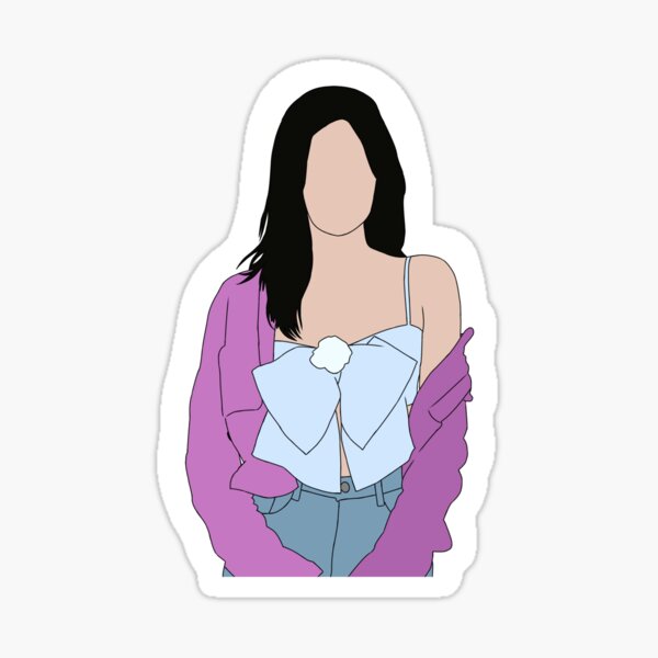 "JENNIE Fashion Week Sticker" Sticker by Bernace-Marie | Redbubble