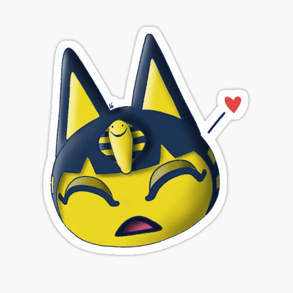 "Ankha" Sticker by laurartcoshop | Redbubble