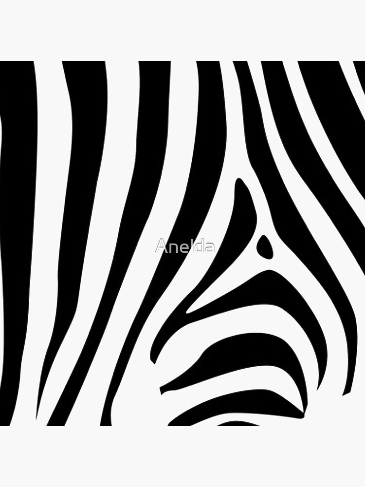 "Zebra print" Sticker for Sale by Anelda | Redbubble