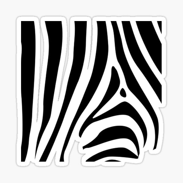 "Zebra print" Sticker for Sale by Anelda | Redbubble