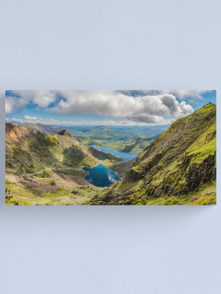 "Snowdon Mountain Summit Wales" Canvas Print by AJEvans | Redbubble