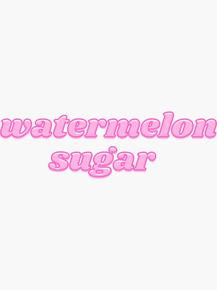 "watermelon sugar harry styles" Sticker for Sale by AntoineLGNC | Redbubble