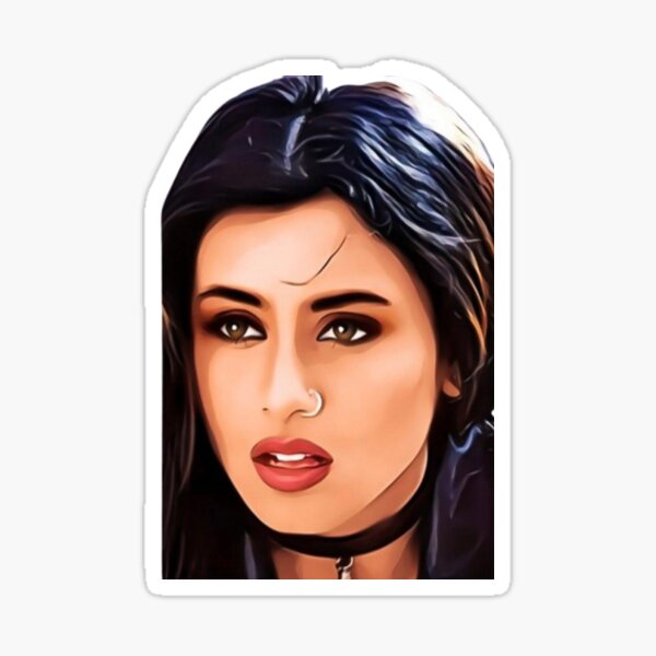 "Cartoon Rani Mukerji" Sticker for Sale by Danlatif | Redbubble