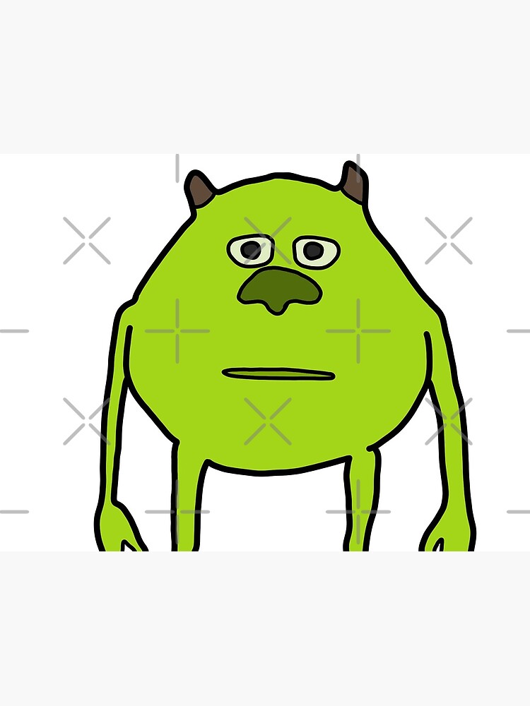 "Mike Wazowski funny meme merchandise" Photographic Print for Sale by Randomstickers0 | Redbubble