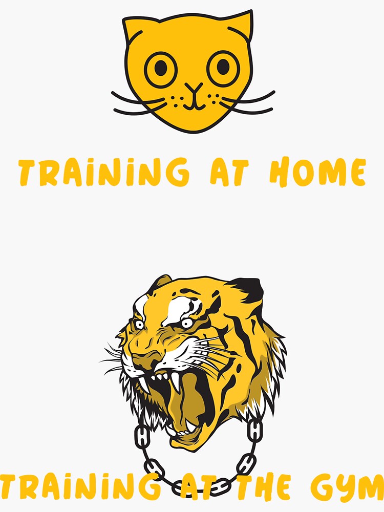 "Funny Fitness Joke - Training at Home vs Training at the Gym Humour ...