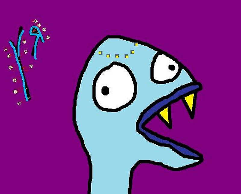 ""Fish Man Monster" by Richard F. Yates" by richardfyates | Redbubble