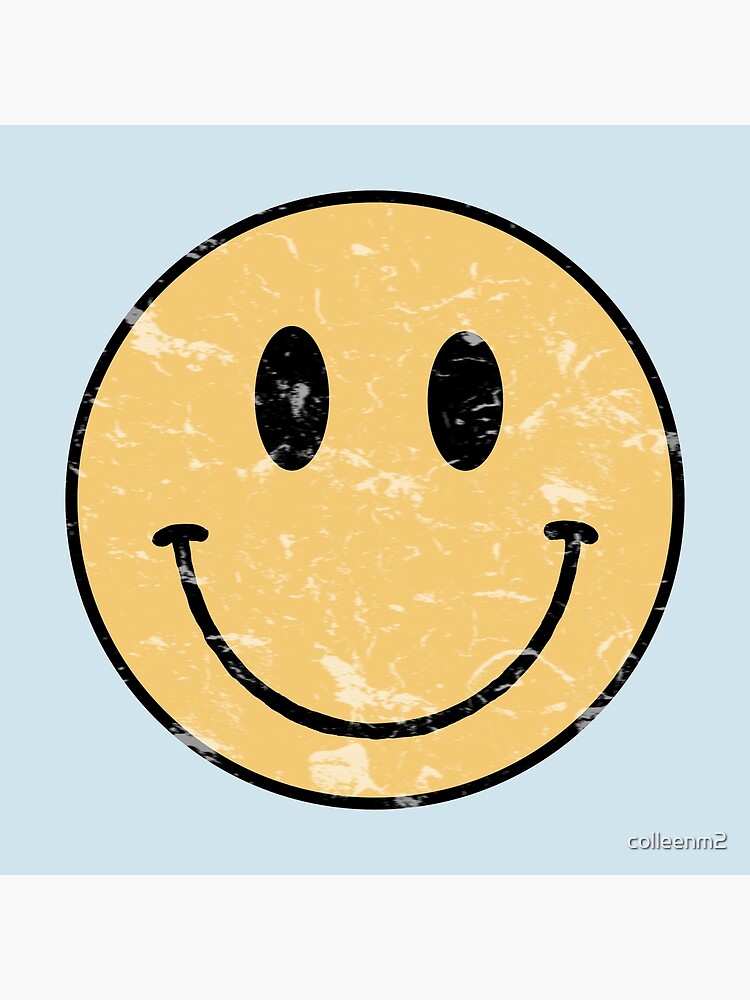 " Vintage smiley face " Poster by colleenm2 | Redbubble