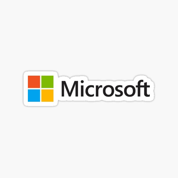 Sticker: Microsoft | Redbubble