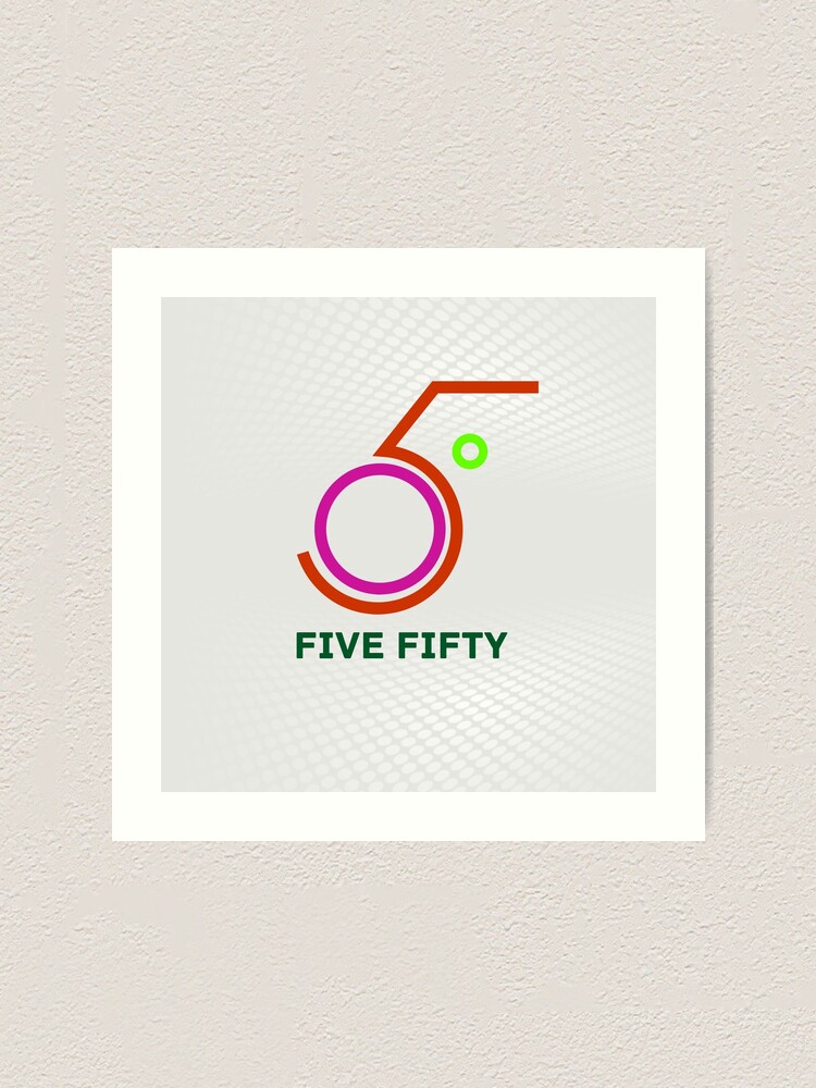 "Five fifty LOGO" Art Print for Sale by Jhutan | Redbubble
